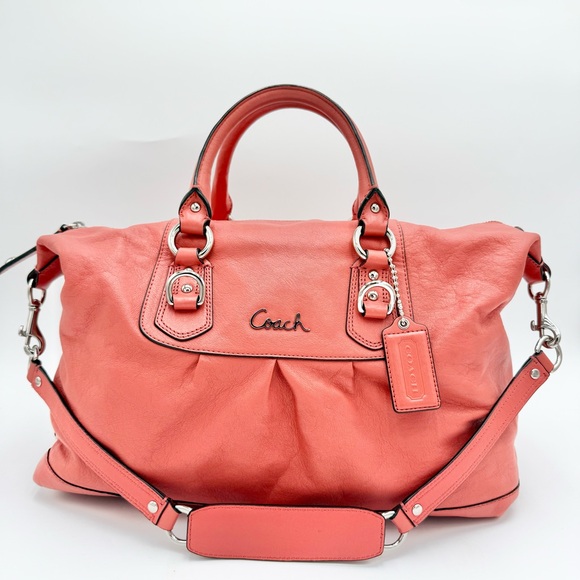 Bags | Coach Large Leather Bag | Poshmark